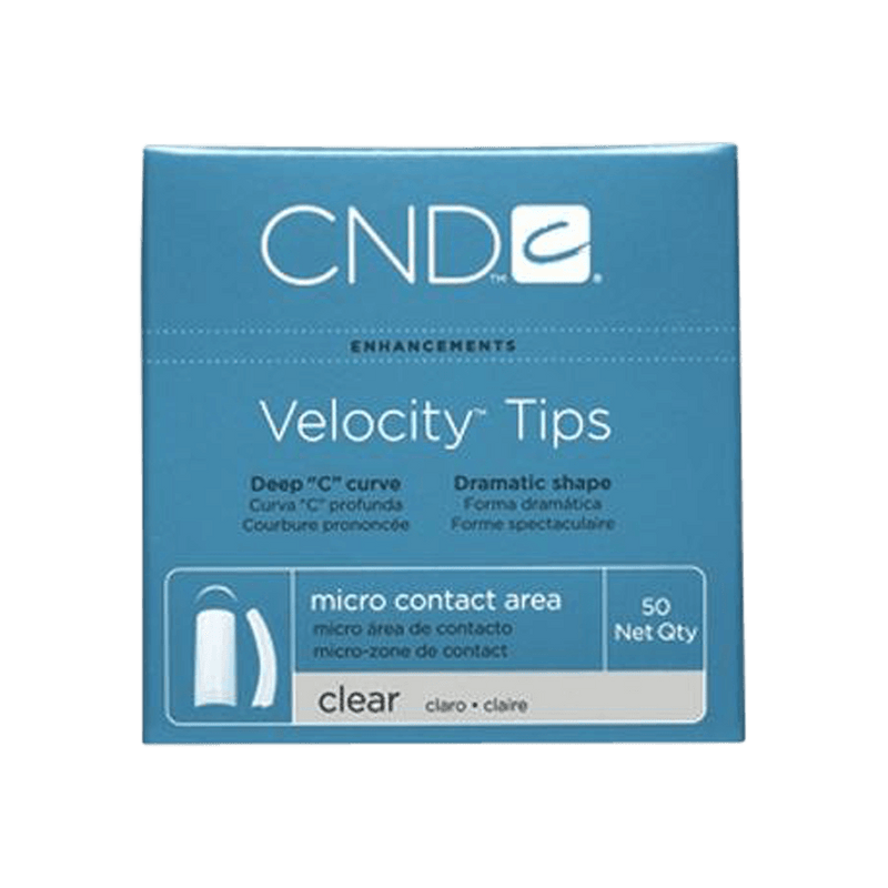 CND - VELOCITY TIPS - Clear - Size 5 – Creative Nails